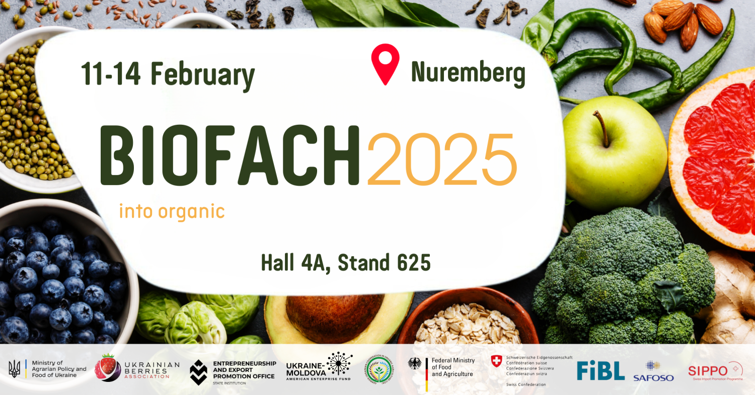 Ukrainian organic sector exporters invited to exhibit at the BIOFACH 2025 | QFTP